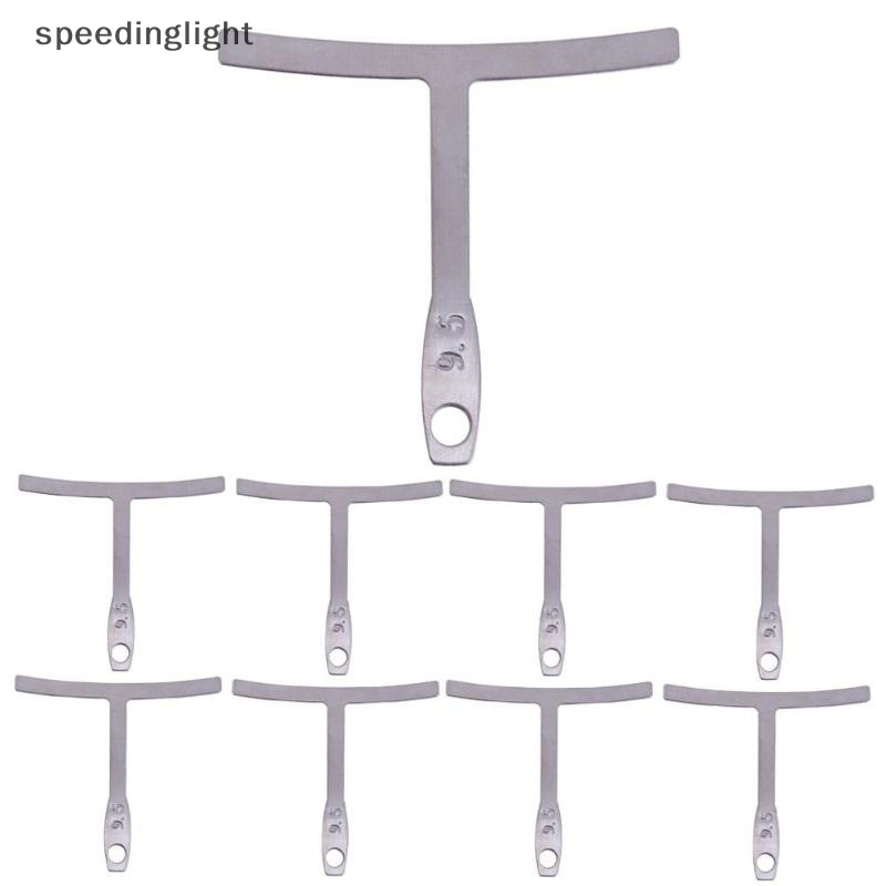 Speedinglight 9 ชิ้น Understring Radius วัด Bass String กีตาร์วัดซ่อมวัด T รูปร่าง Speedinglight ...