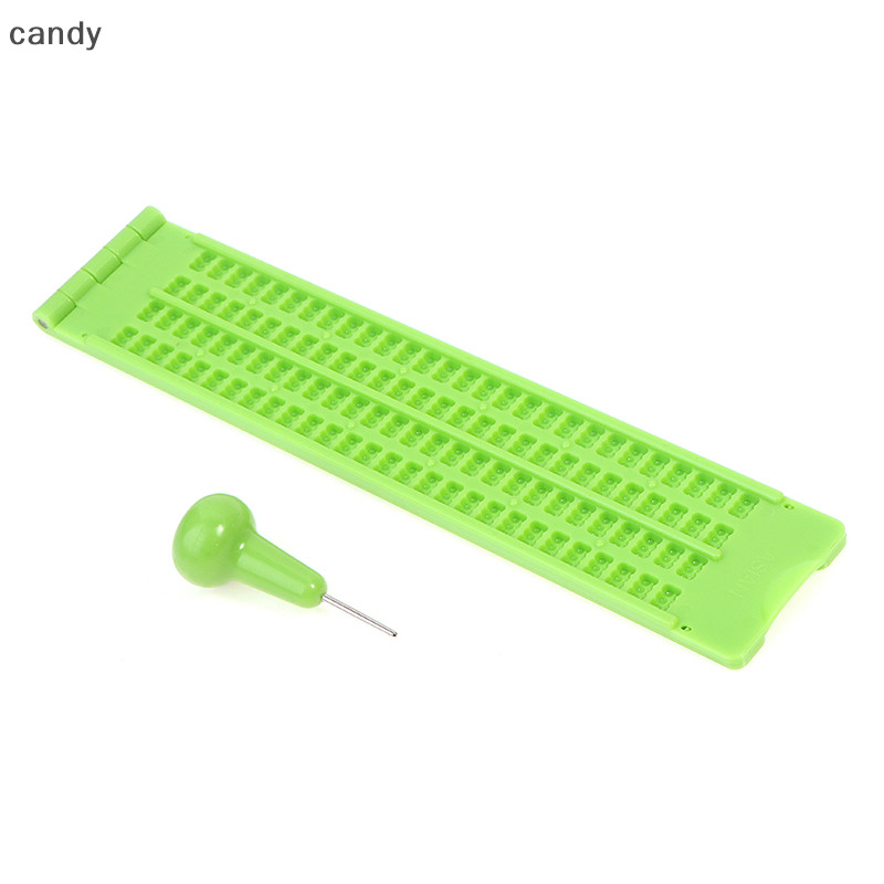 Ndy Plastic Braille Wrig Slate โรงเรียนแบบพกพาปฏิบัติด้วย Stylus ...