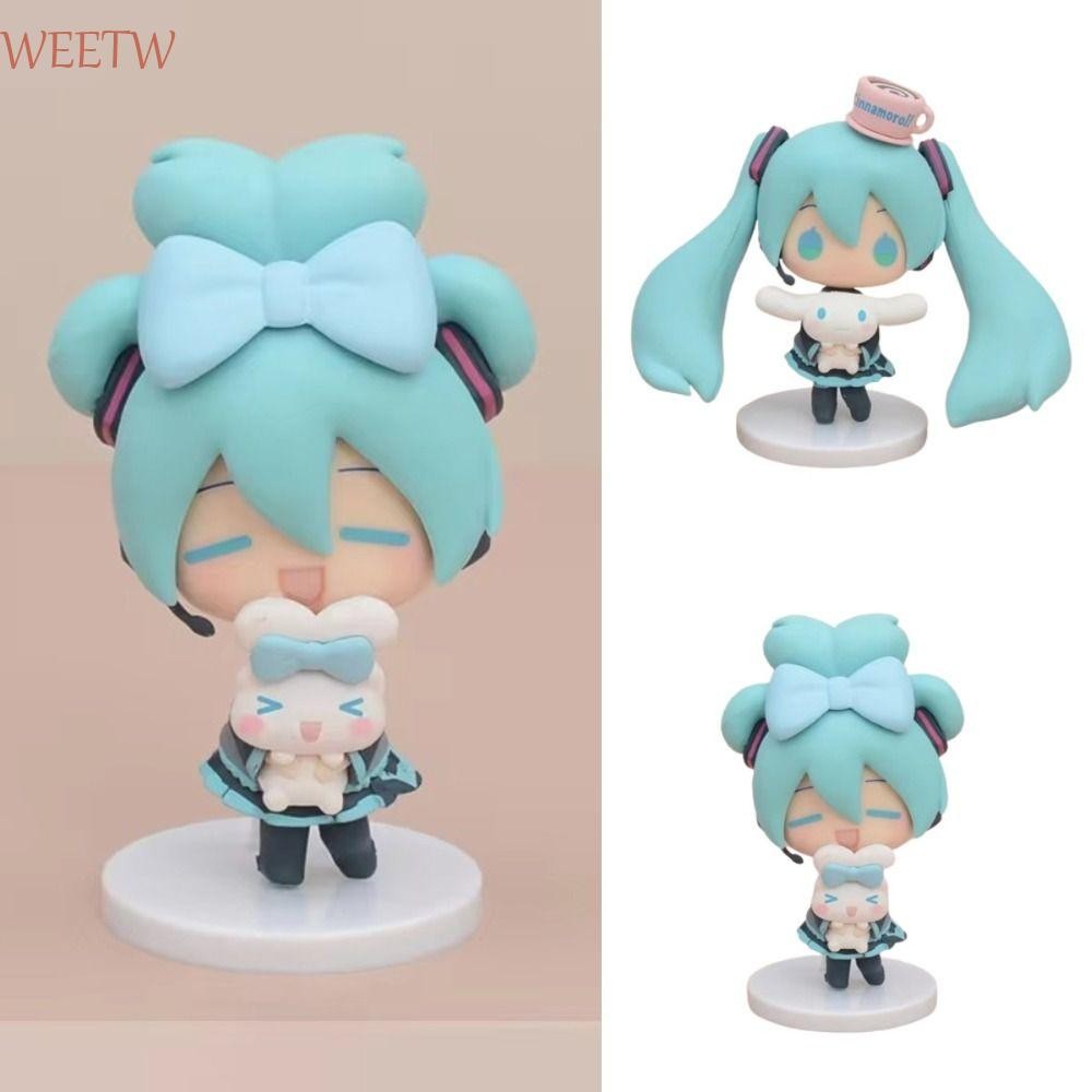 Weekw Hatsune Miku อะนิเมะ Figurine, รุ่น Q คอสเพลย์ Cinnamoroll Bean ...