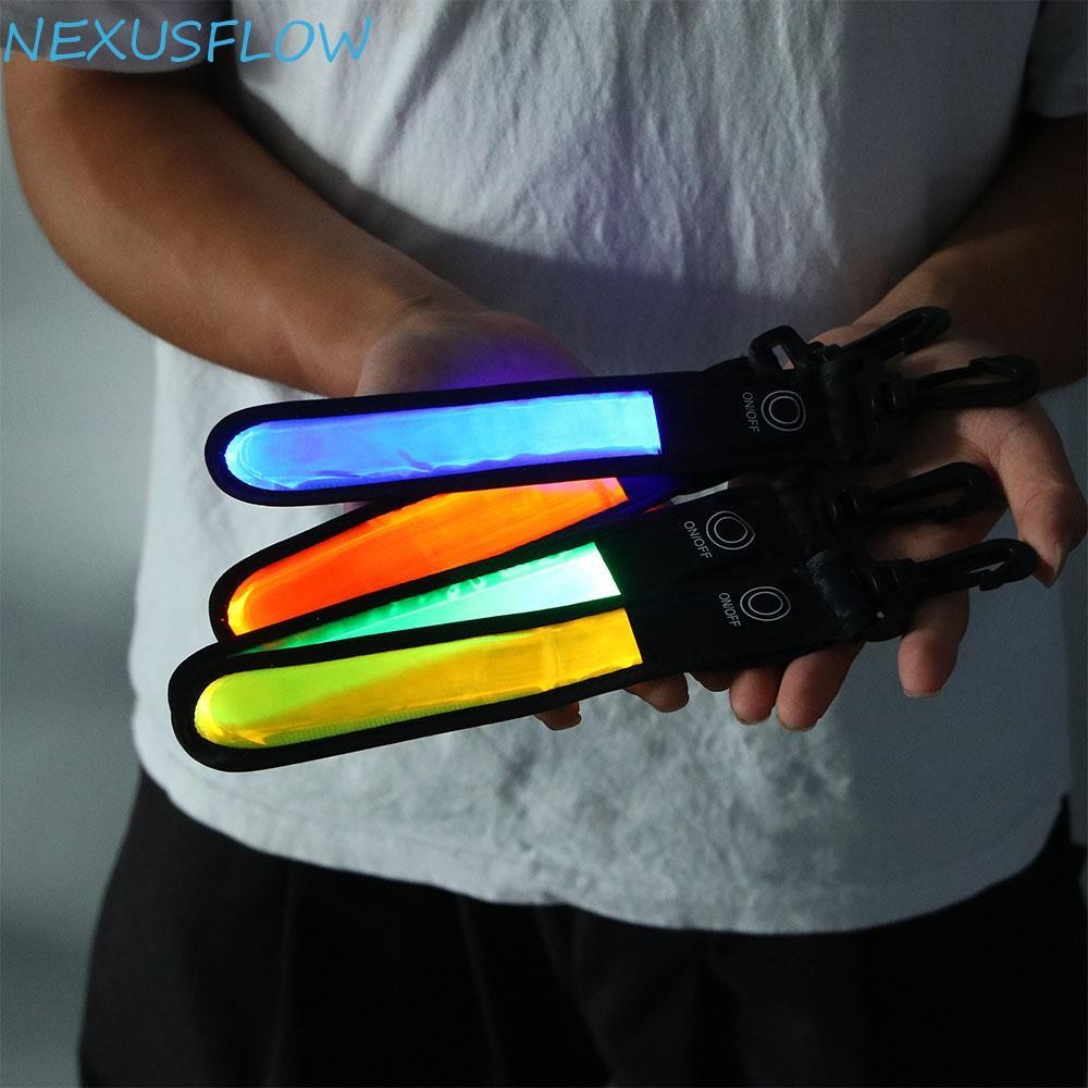 Nexusflow เข็มขัดสะท้อนแสงสายคล้องคอกีฬากลางคืนขี่จักรยานไฟจักรยานไฟ LED กระเป๋าจี้กีฬาความ ...