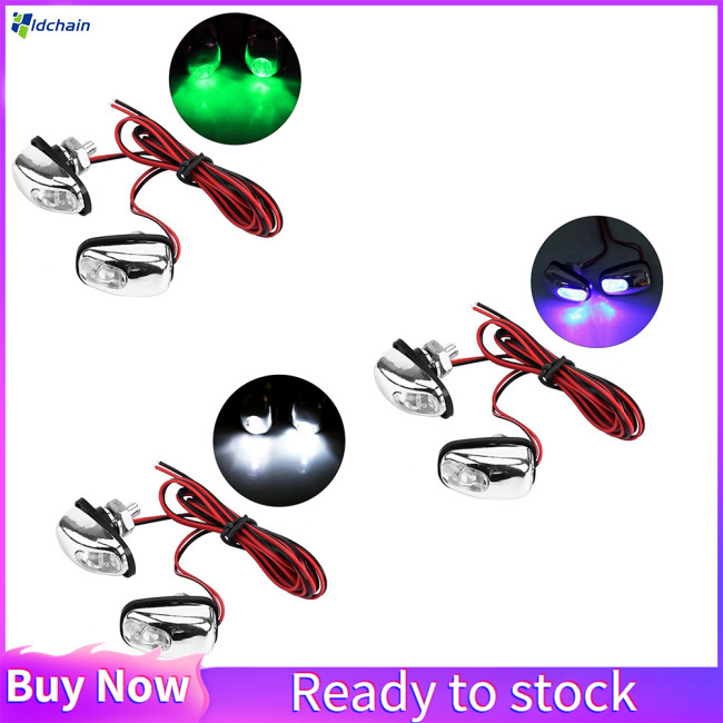 ลดราคา! 2 ชิ้นรถ Wiper Hood Light, 12 โวลต์ Universal ยานยนต์เปลี่ยน ...