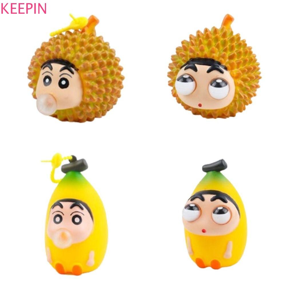 Keepin Banana Crayon Shin-chan Squeeze ของเล่น, Eyeball Burst Spit ...