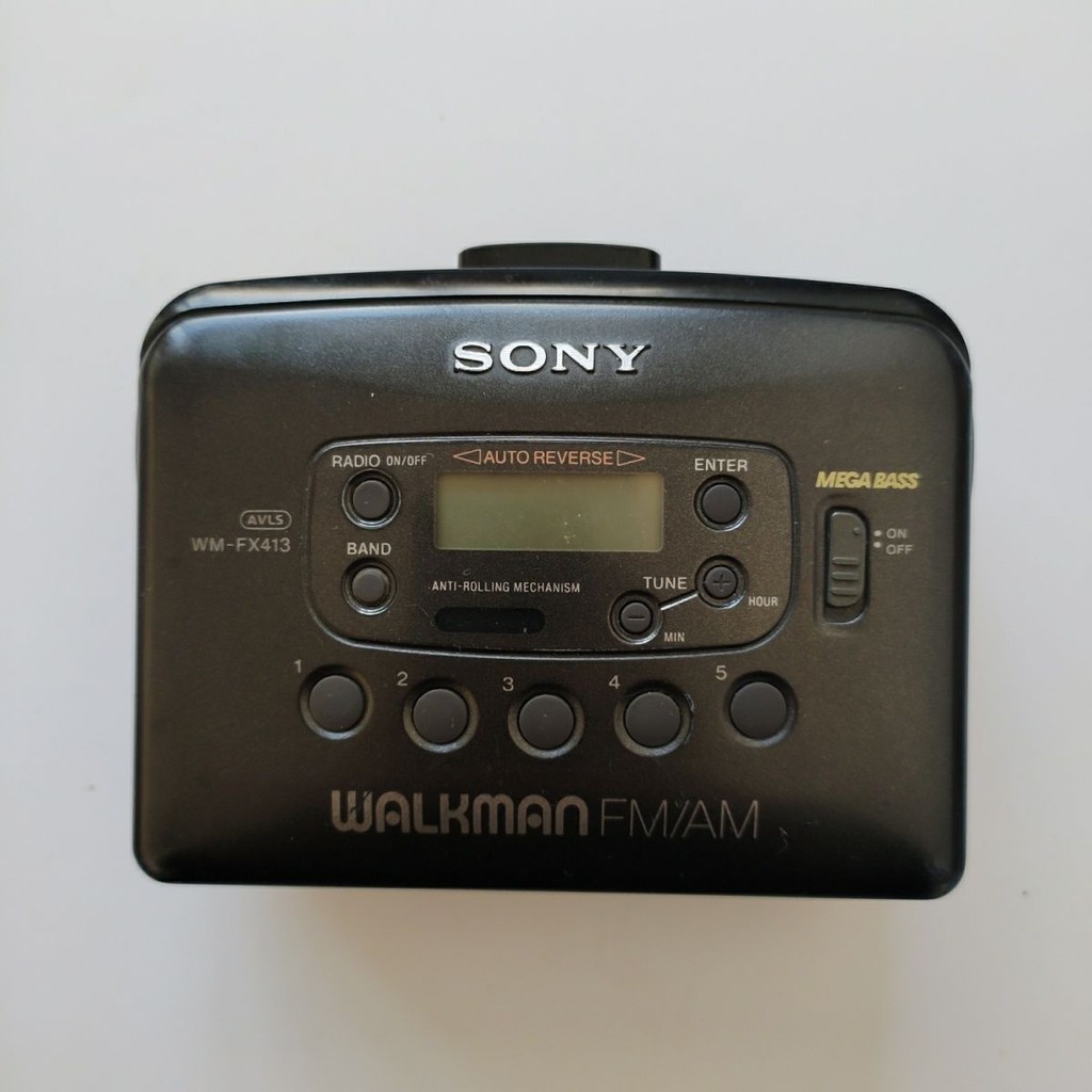 Sony Tape Walkman WM FX413 เครื่องเทปคาสเซ็ตสเตอริโอสองช่องเครื่องเทป ...