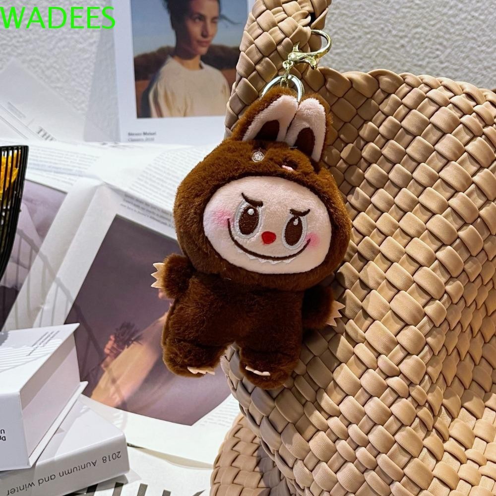 Wadees Labubu Key Ring, PP Cotton Rabbit Cross Dressing Labubu Doll ...