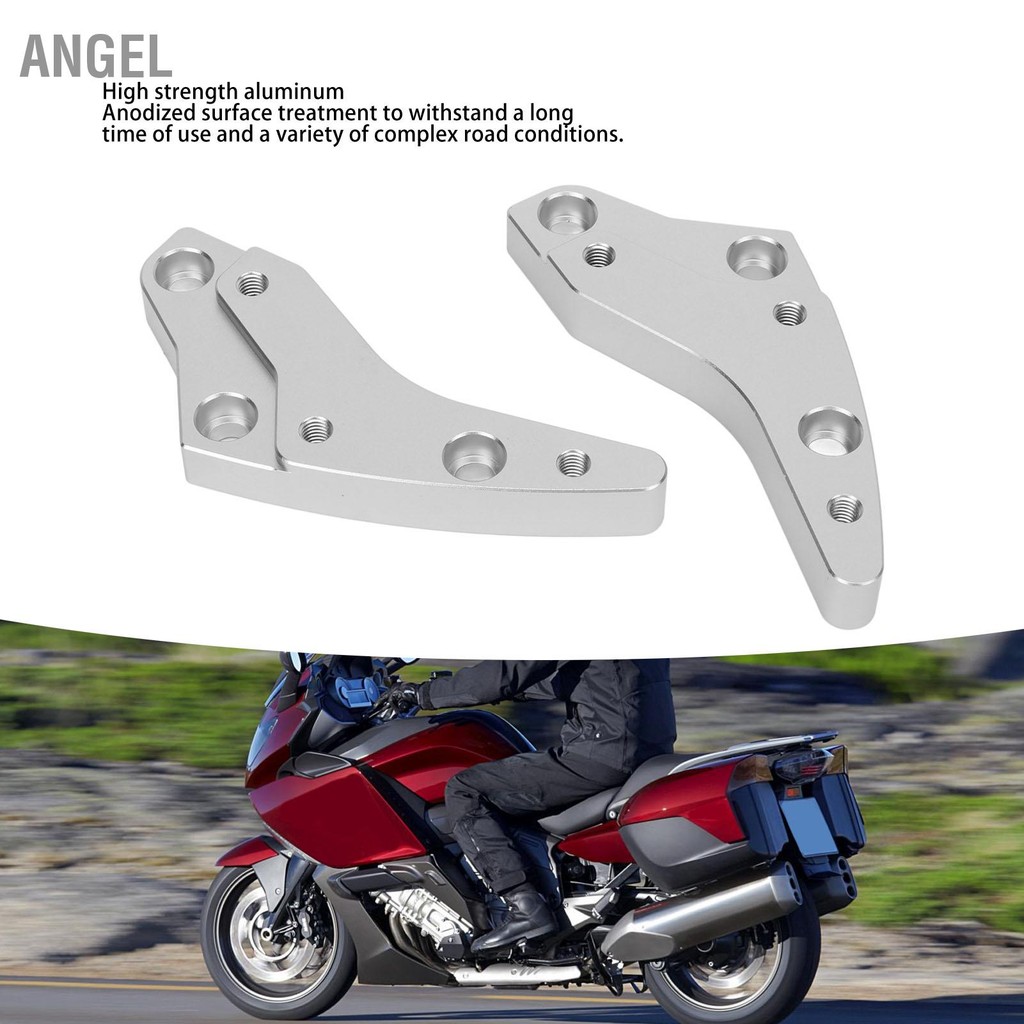 ANGEL 1 คู่รถจักรยานยนต์Handlebar Riser Ergonomicกันสนิมอลูมิเนียมจับ ...