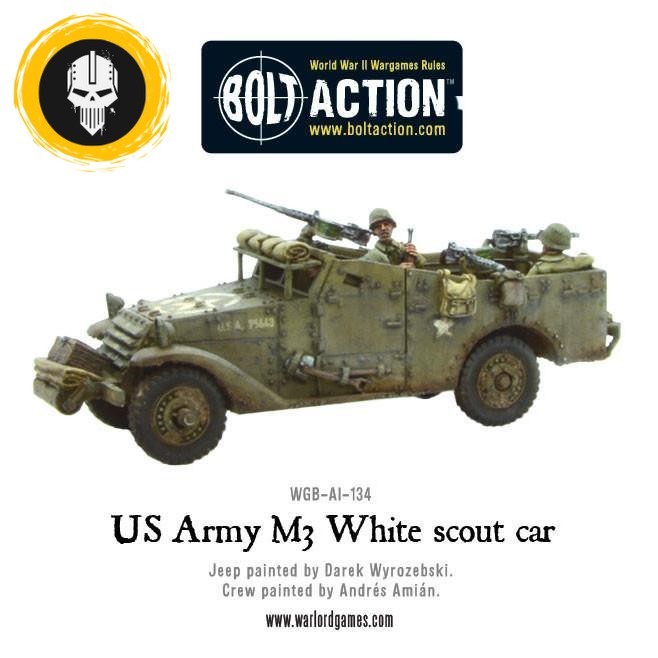 [พร้อมส่ง] WARLORD GAMES: BOLT ACTIONS: US Army M3 White scout car ...
