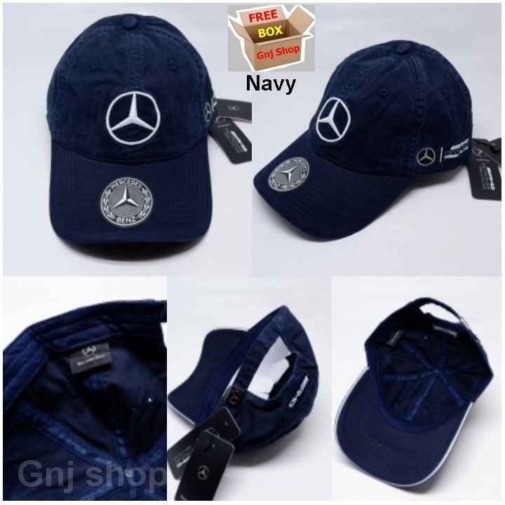 UNISEX นําเข้า Mercy Benz Emblem หมวกเบสบอล 6 สี | Shopee Thailand