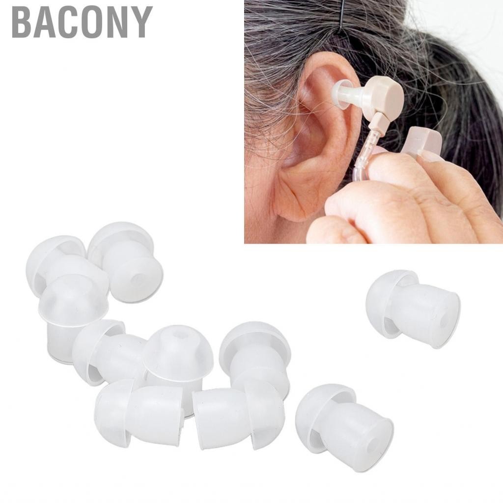 Bacony เปลี่ยนเครื่องช่วยฟังปลั๊กอุดหูซิลิโคนป้องกันไฟฟ้าสถิตสบายหู ...