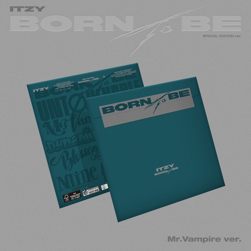[พร้อมส่งจากไทย] อัลบั้ม อิดจี ITZY 2nd Full Album [BORN TO BE] Special Edition (Mr. Vampire ...