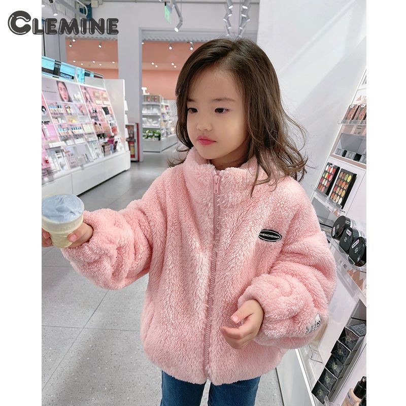 Clemine เสื้อโค้ทเด็ก, ท็อปส์ซูความร้อนผ้าขนสัตว์เนื้อแกะแบบหนาสําหรับ ...