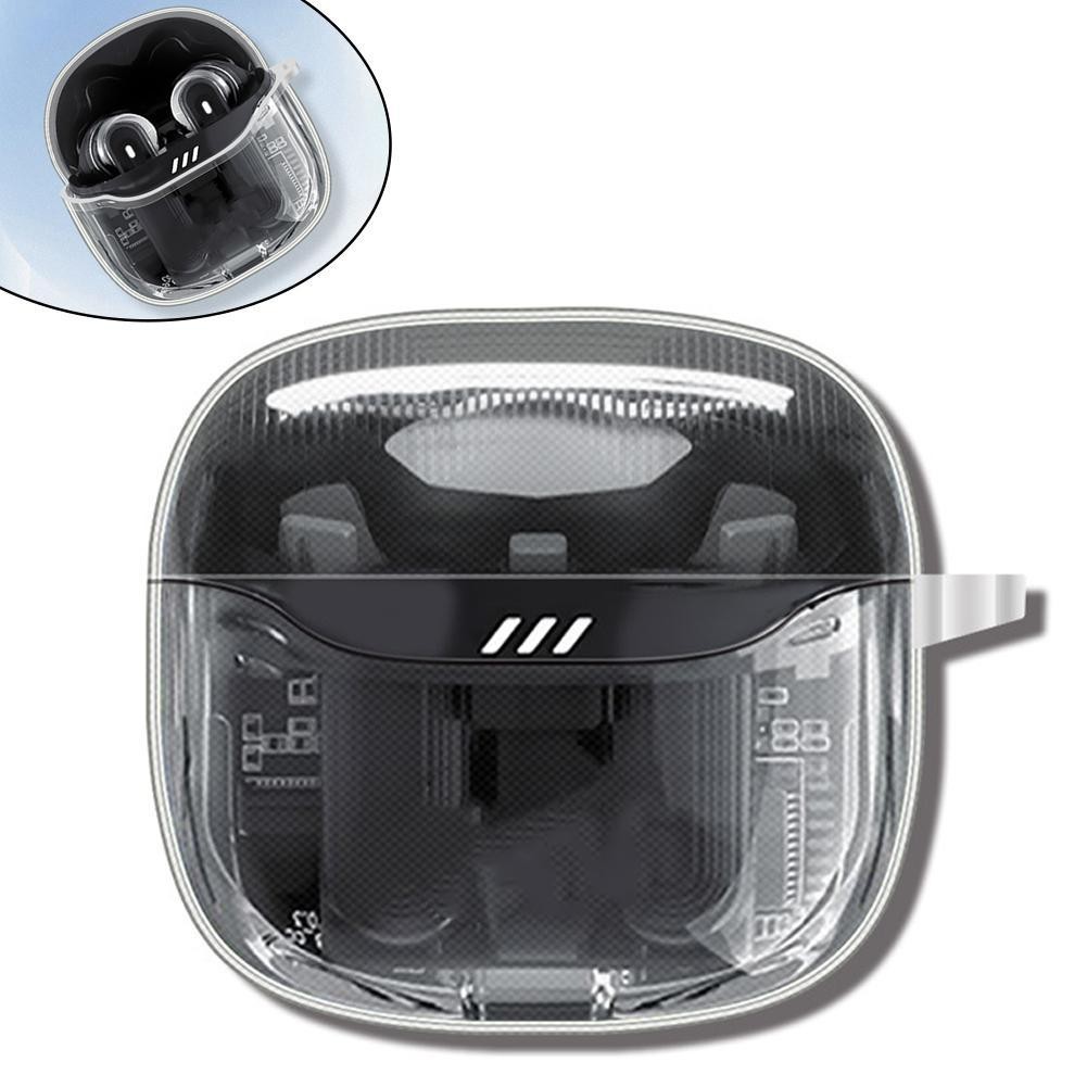 โปร่งใสสําหรับ JBL TUNE FLEX 2 Clear Case Anti-Scratch ป้องกันสําหรับ ...
