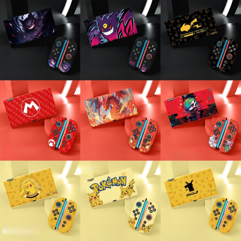 สวิตช์ 2 เคสป้องกัน Soft Mario Theme เคส Joycon ที่ถอดออกได้สําหรับ ...