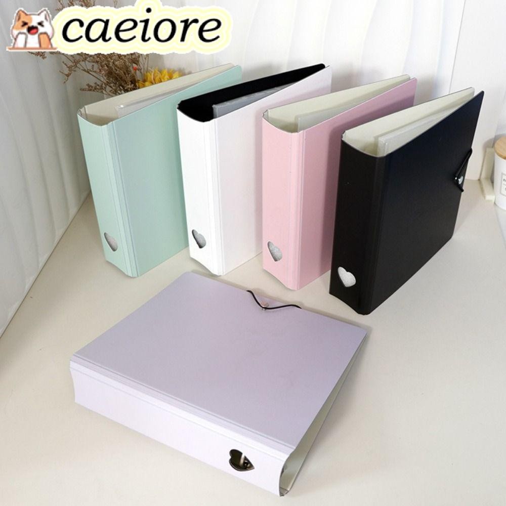 CAEIORE Photocard Binder, ที่เก็บการ์ดเครื่องเขียน Photo, PP a5 Card Storage อัลบั้ม Photo ...