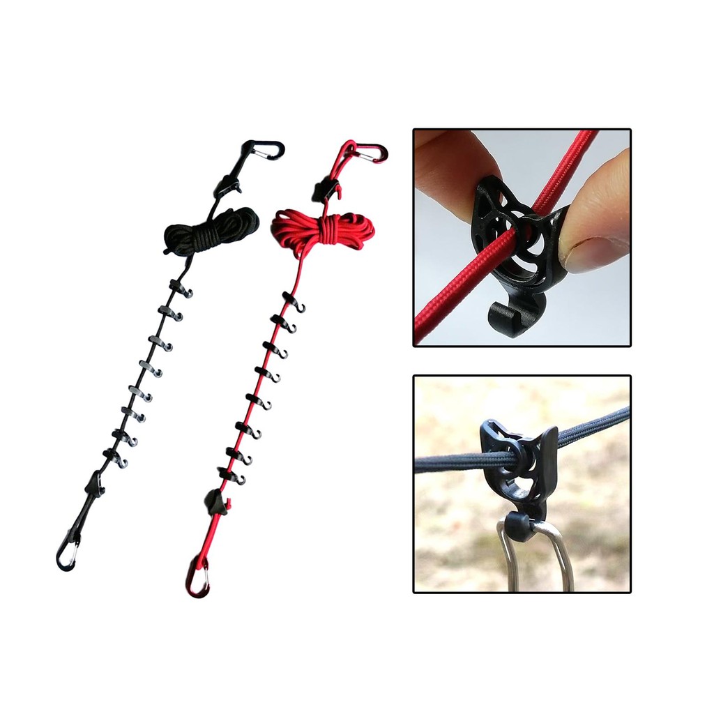 Camping Canopy Hanger Lanyard Strap สำหรับอุปกรณ์การตั้งแคมป์และแบ็กแพค ...
