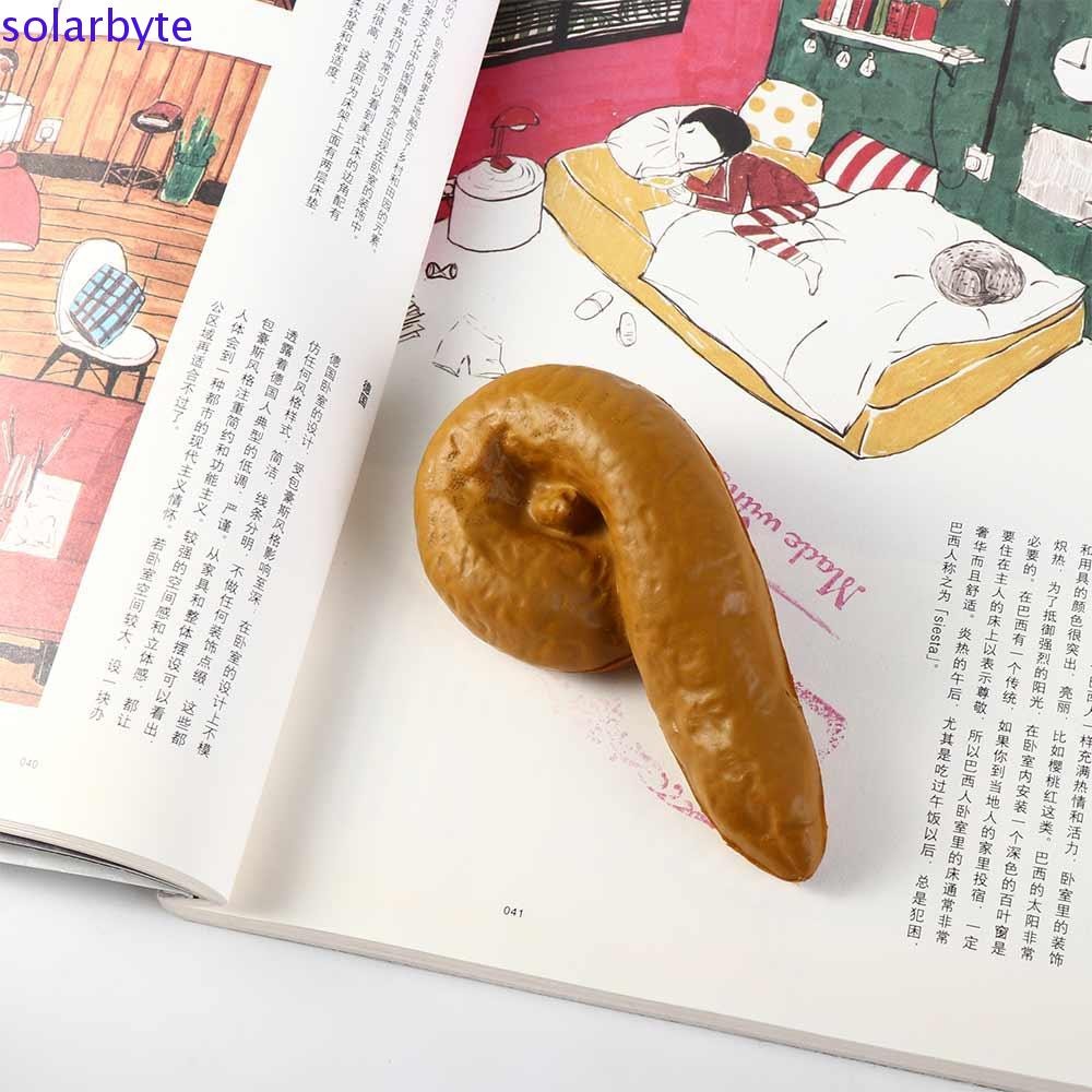 SOLARBYTE Prank ปลอม Poop, ความแปลกใหม่คลาสสิกอึสมจริงปลอม Turd, ปลอม ...