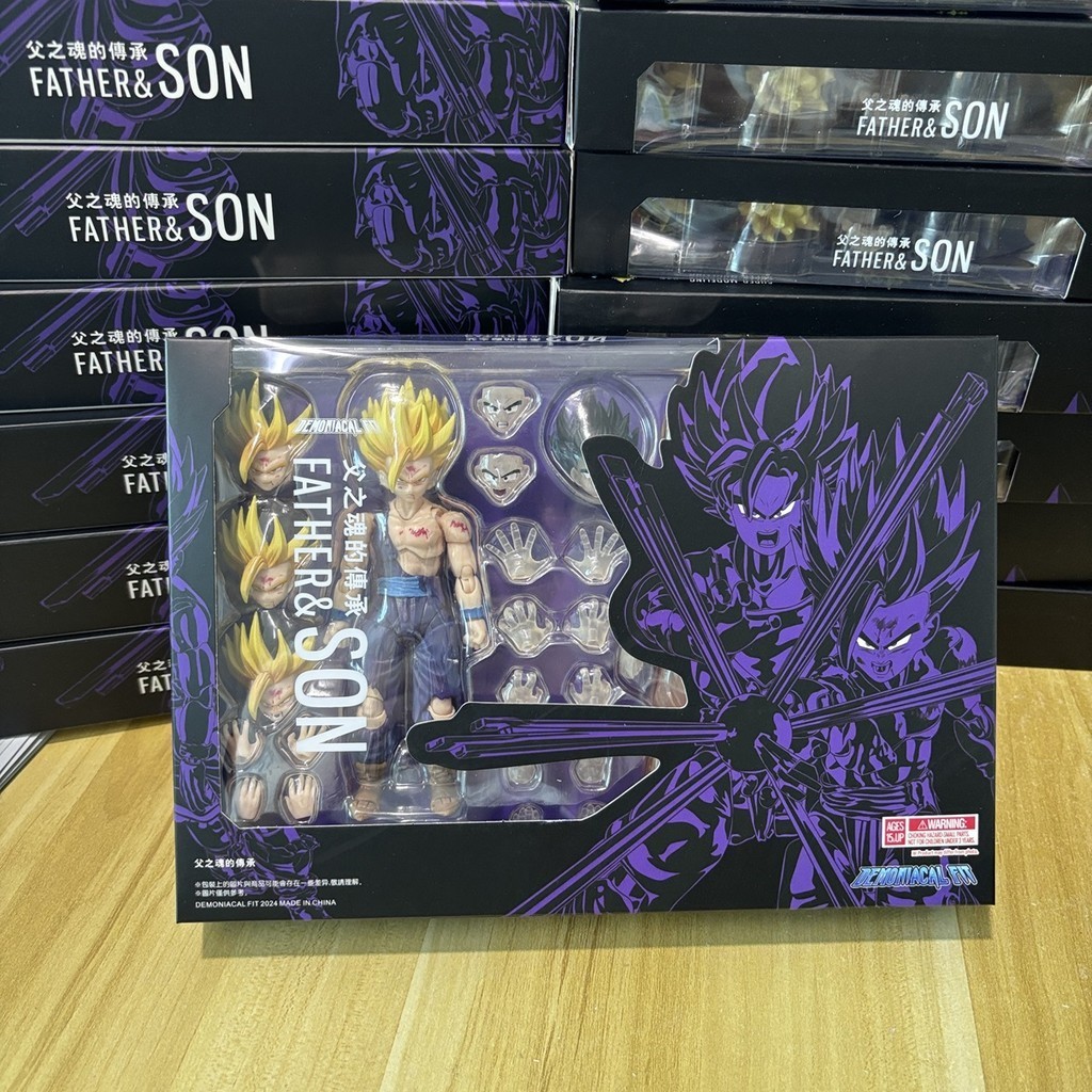 Dragon Ball Demoniacal Fit DF SHF พ่อและลูกชายชุด Goku Gohan Action ...