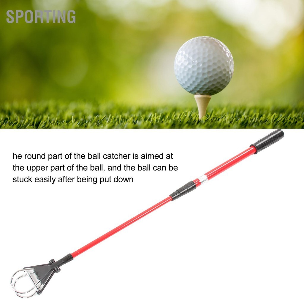 Sporting Telescopic Golf Ball Retriever 5 ส่วน Pick Up Catcher Grabber ...