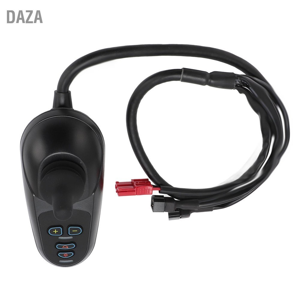 DAZA ตัวควบคุมจอยสติ๊กสำหรับรถเข็นคนพิการไฟฟ้า 24V DC อุปกรณ์เสริมตัว ...