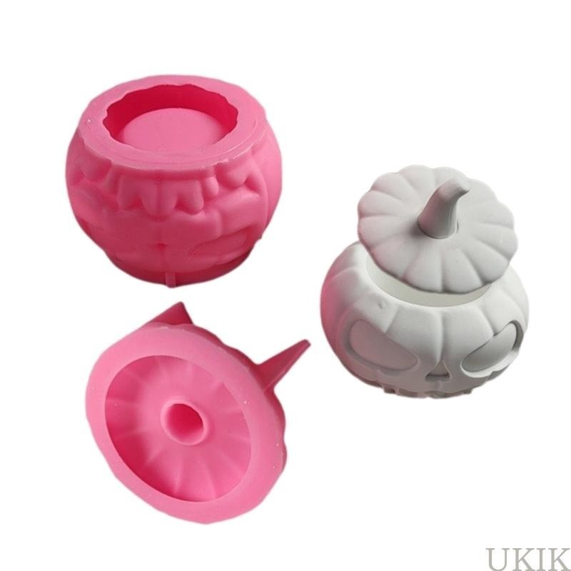 Ukik แม่พิมพ์ขวดเรซินฟักทองฮาโลวีนแม่พิมพ์เรซินอีพ็อกซี่สําหรับงานฝีมือ ...