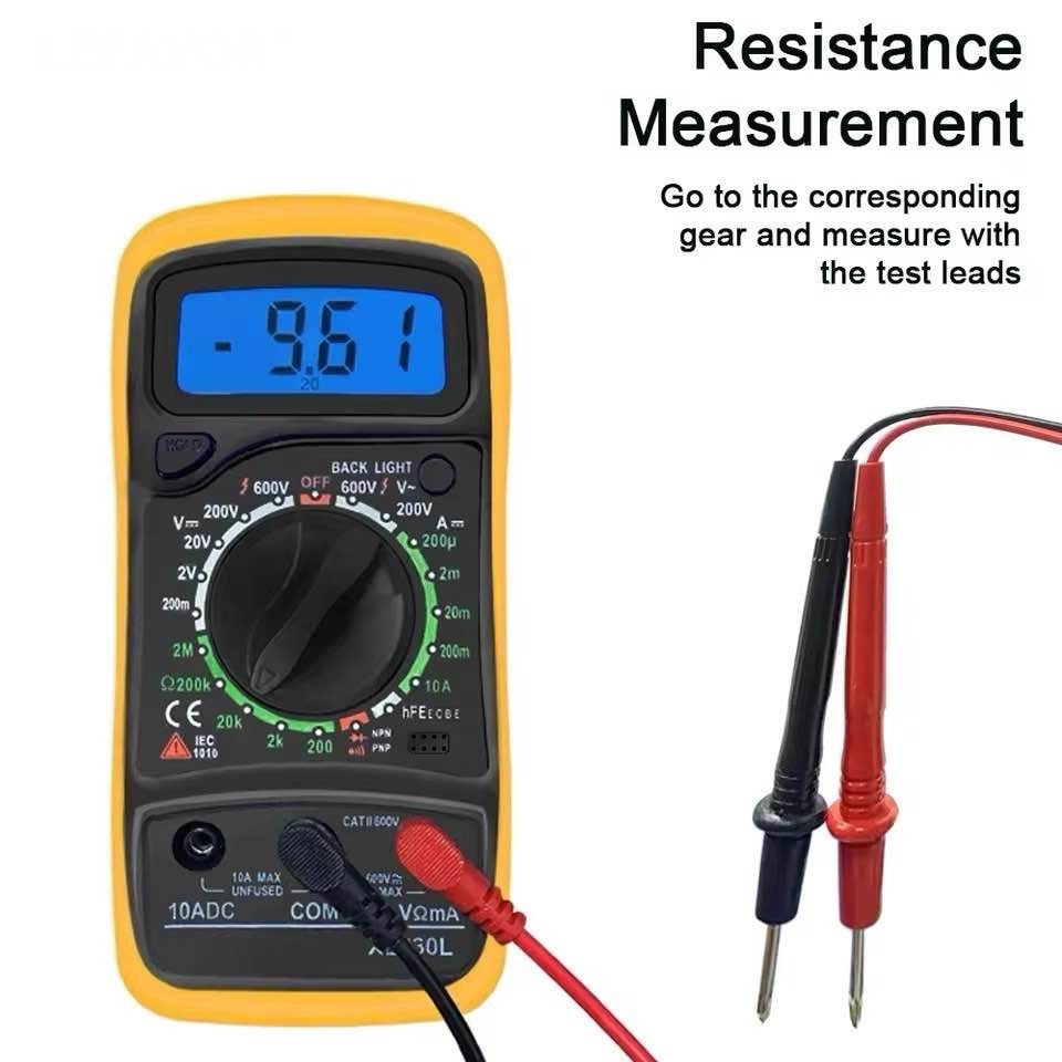 Multimeter XL830L（เเบตตรี่อยู่ในตัว）เครื่องวัดแรงดันไฟ วัดกระแสไฟ วัด ...