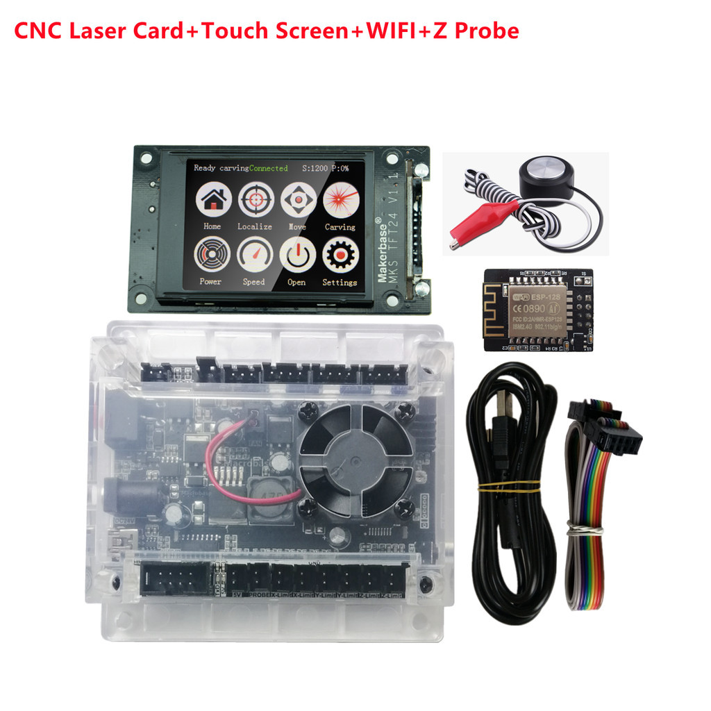 cnc3018 pro OFFLINE GRBL controller set MKS TFT24 touch screen for diy ...
