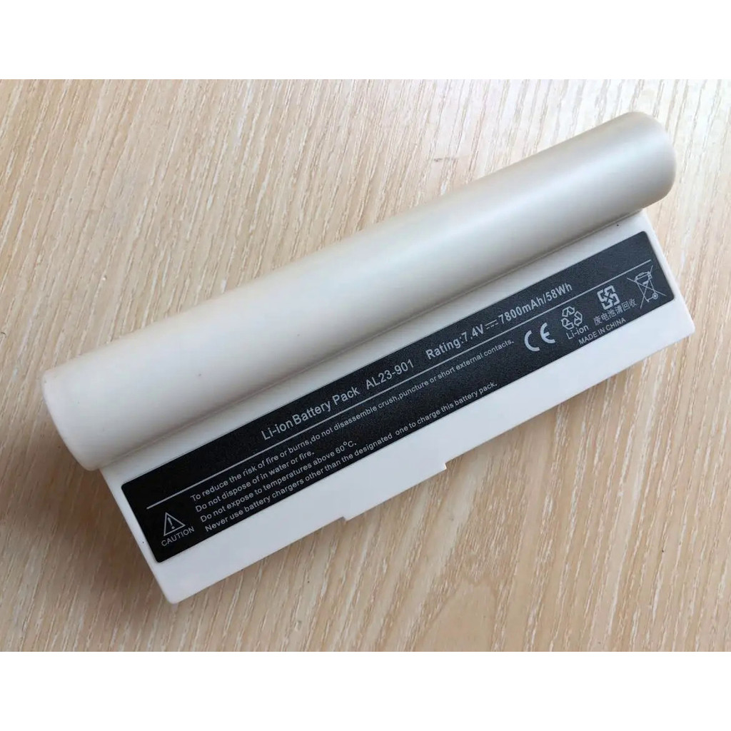 White Battery for Asus Eee PC 901 901HD 1000 1000H 1000HD AL22-901 AL23 ...
