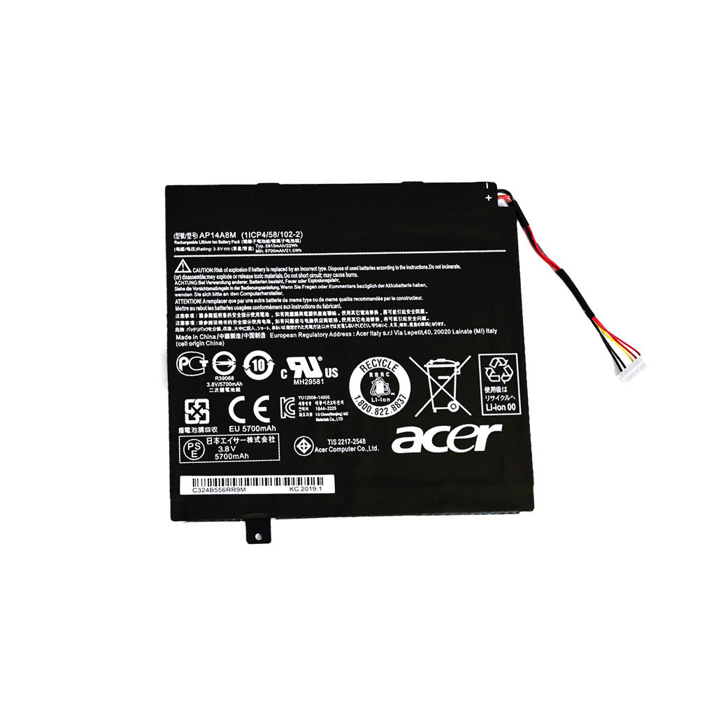 แบตเตอรี่โน๊ตบุ๊ค (แท้) AP14A8M ACER Aspire Switch 10 SW5-011/012 A3-30 ...
