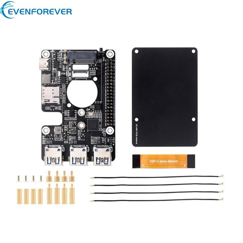 Ev PCIe ถึง M 2 4G 5G และ USB 3 2 HAT + การ์ดขยายเมนบอร์ดการ์ดอะแดปเตอร ...