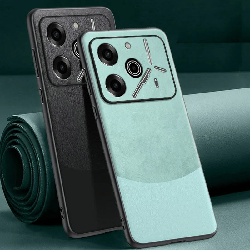 สําหรับ Tecno Pova 6 Pro LI9 เคสหนัง PU หรูหราฝาหลังเคสป้องกัน | Shopee ...