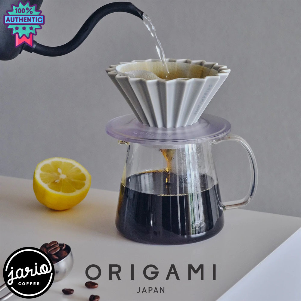 JARIO x ORIGAMI ฐานรองดริปเปอร์ ไม้/พลาสติก แท้จากญี่ปุ่น ORIGAMI Dripper Holder | Shopee Thailand