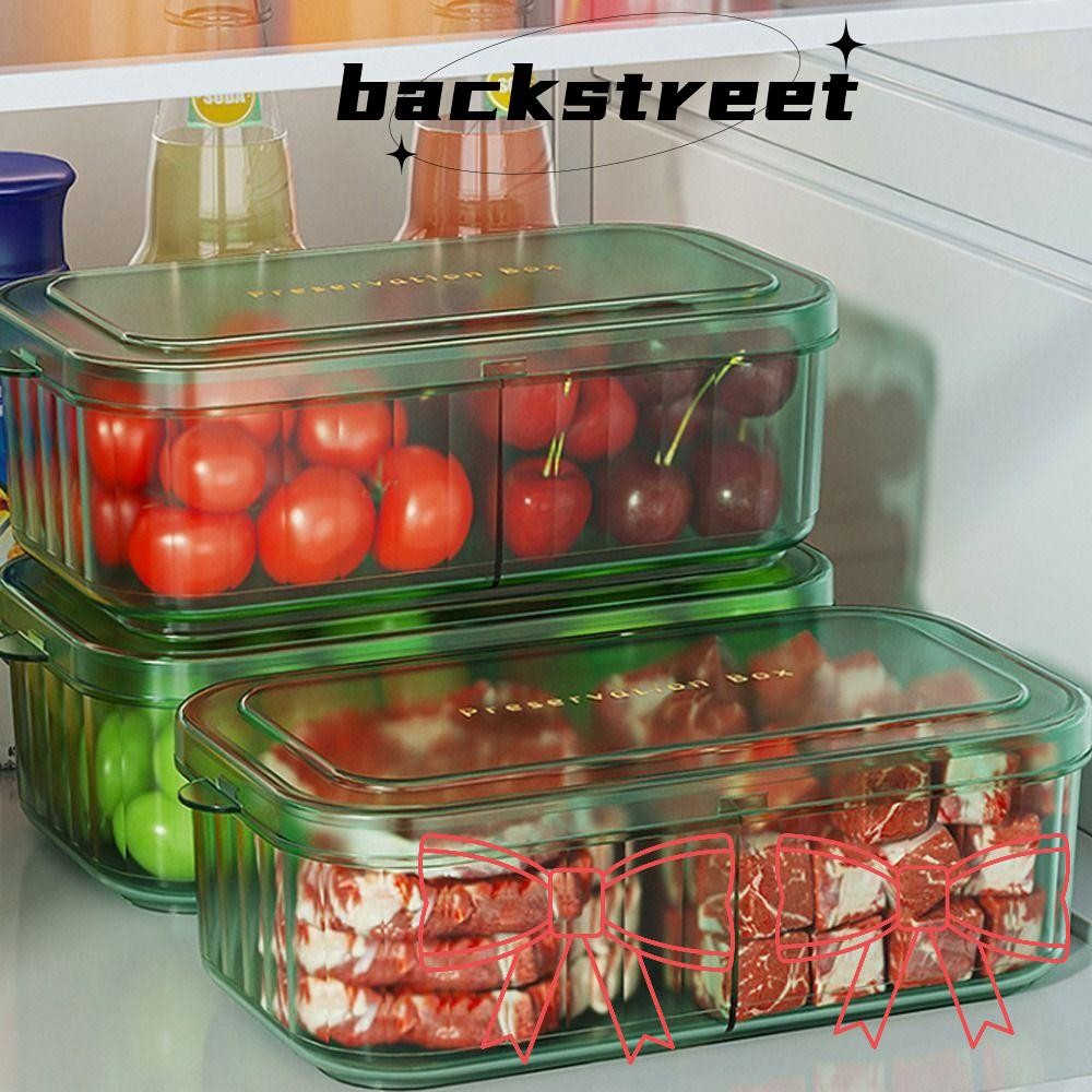 Backstage Kitchen Square Crisper Box, Kitchen Storage Box Long Sealed ...