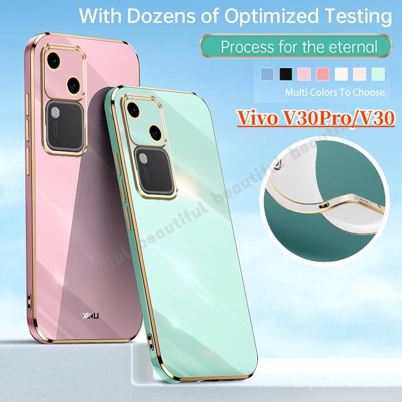 G litter ซิลิโคน TPU Soft VIVO V30 Pro กรณีโทรศัพท์สำหรับ VIVO V30 v30pro vivov40 Pro v30e ปลอก ...