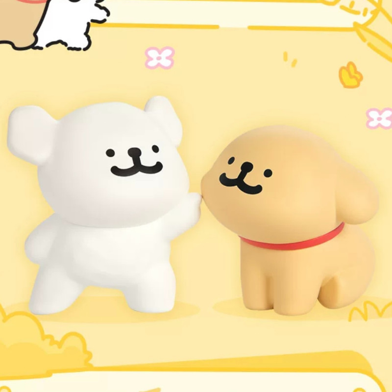 [ของแท้ 100%] Funism Matese Happy Snuggling Series ตุ๊กตาไวนิลตุ๊กตา ...