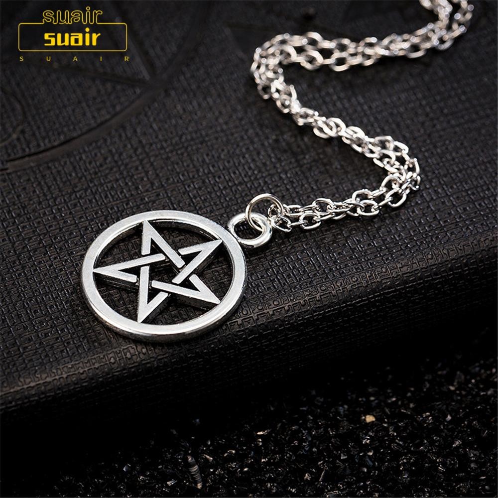 Suair Pentagram จี้เครื่องประดับผู้หญิงศาสนาผู้ชาย Retro | Shopee Thailand