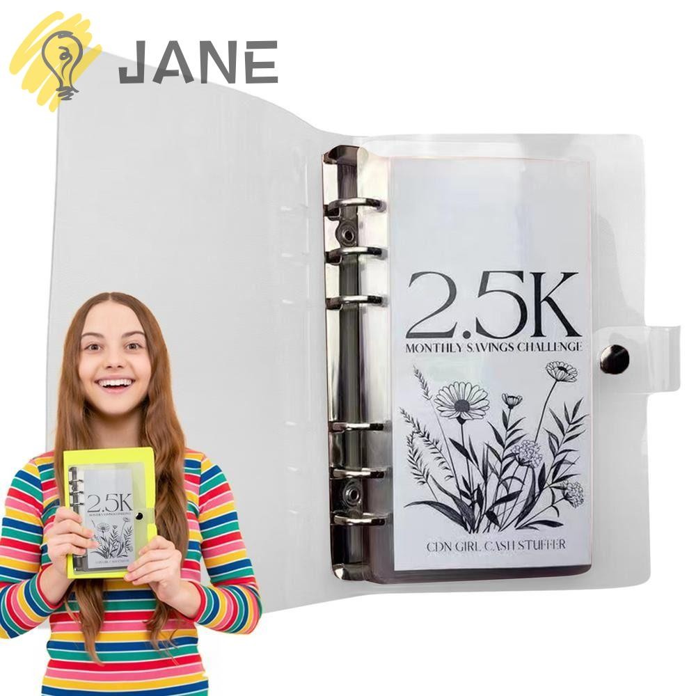 JANE Envelope Saving Challenge Binder, Budget Organizer สล็อตป้ายเงิน ...
