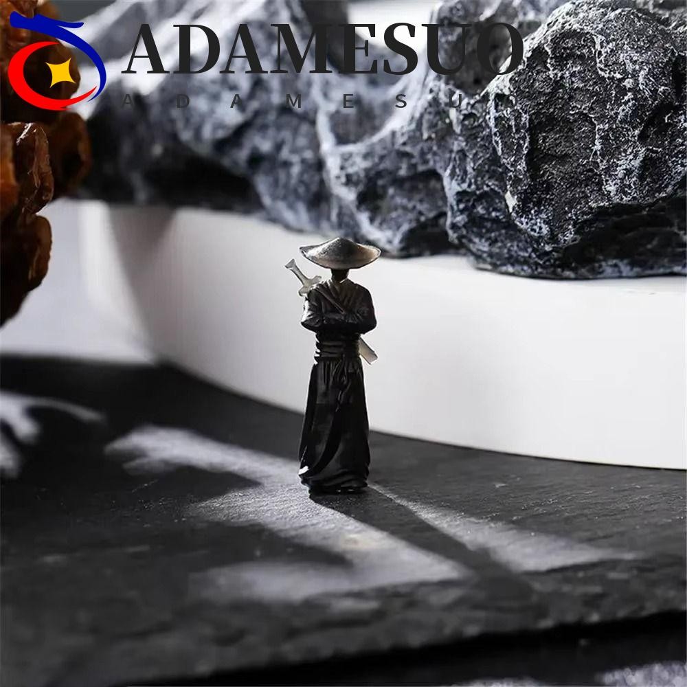 ADAMESUO 6 ชิ้น/เซ็ตจีนดาบรูป, ประณีตการ์ตูนรูปปั้นรถเครื่องประดับ, รุ่นโบราณ Mini ดาบ ...