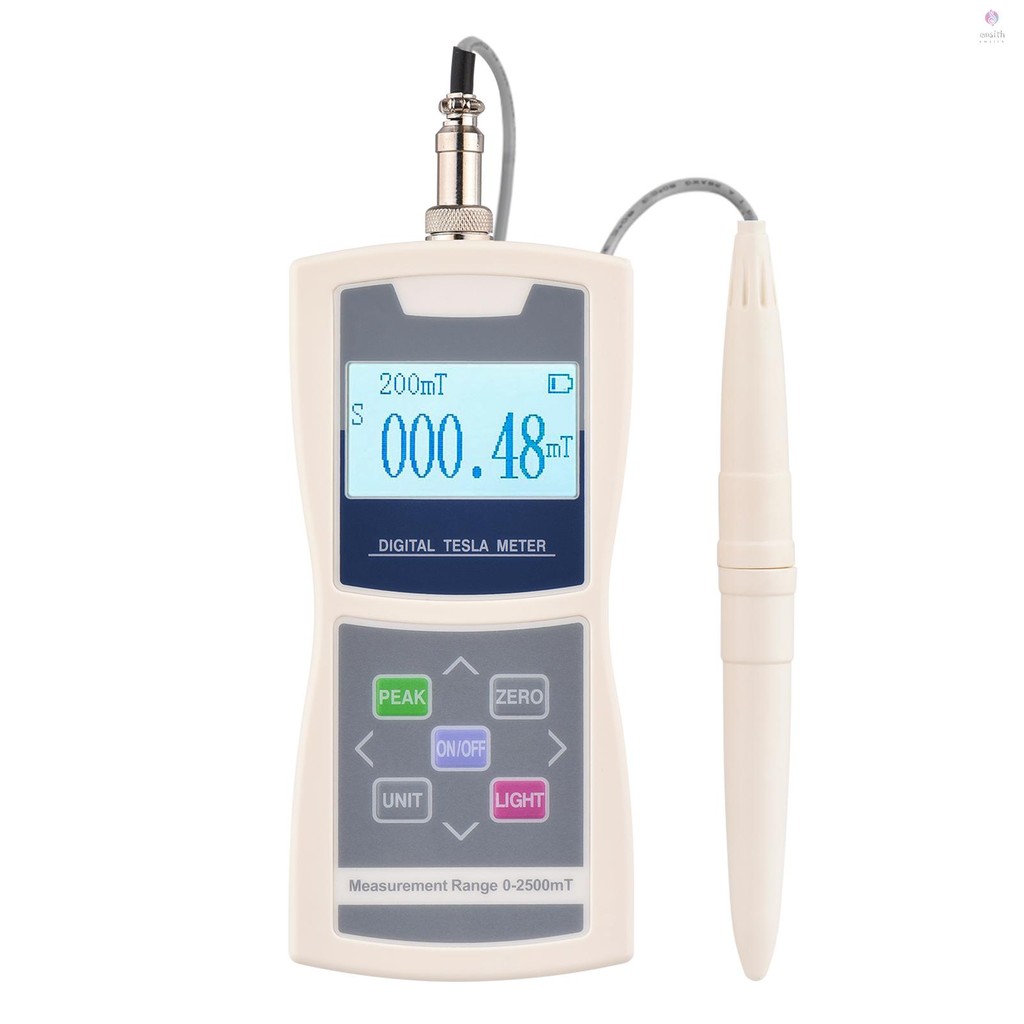 E * M Digital Tesla Meter Gaussmeter Auto Range 200mT/ 2000mT ความ ...