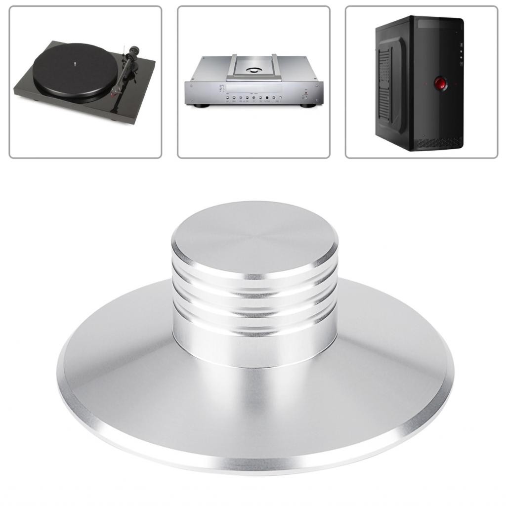 Black Record Weight Clamp LP Turntables Metal Disc Stabilizer ...