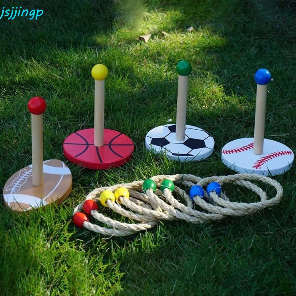 JSJJINGP Themed เชือกแหวนเกม Toss, ครอบครัว Gathering โยนแหวน Toss ของเล่น, แบบพกพา Sensory Play ...