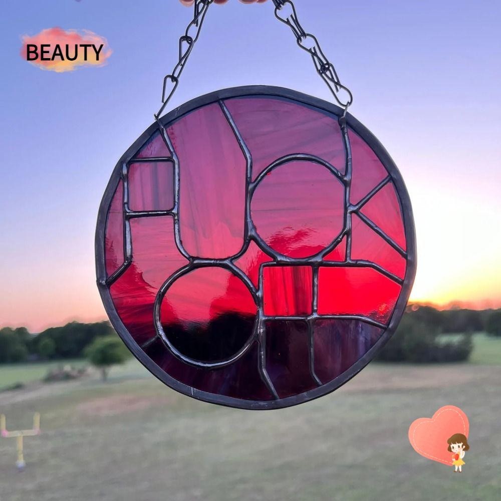 Beauty Stained อะคริลิคแขวน, ตลกรอบ Sun Catcher, กลางแจ้ง Saying Fuck ...