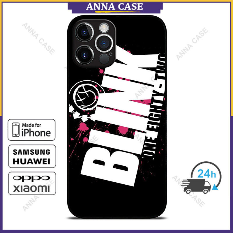Blink 182 One Eighty Two เคสโทรศัพท์สําหรับ iPhone 16 Pro Max / 15 Pro Max / 14 Pro Max ...