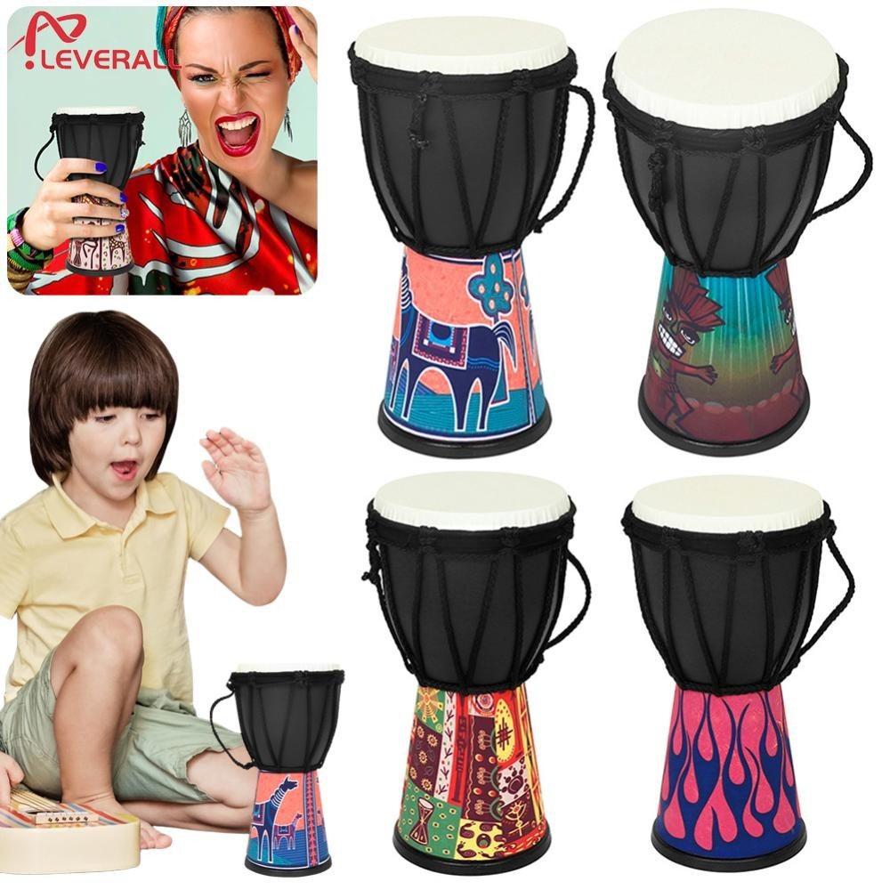 4 In African Drum Bongo Drum PVC Drum Chamber Percussion เครื่องดนตรี ...