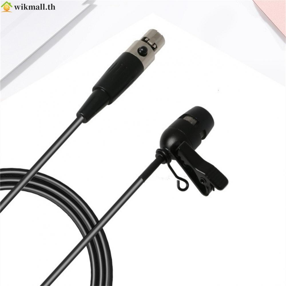 【WIK】High Sensitivity 4Pin XLR Lavalier Lapel Mic for Sennheiser For ...