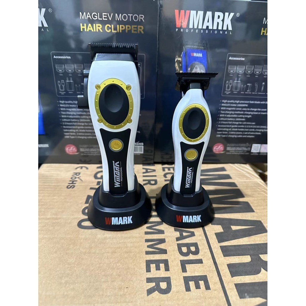 Wmark NG-7030+NG-7230 ปัตตาเลี่ยนผมมืออาชีพหัวน้ํามันปัตตาเลี่ยนไฟฟ้า ...