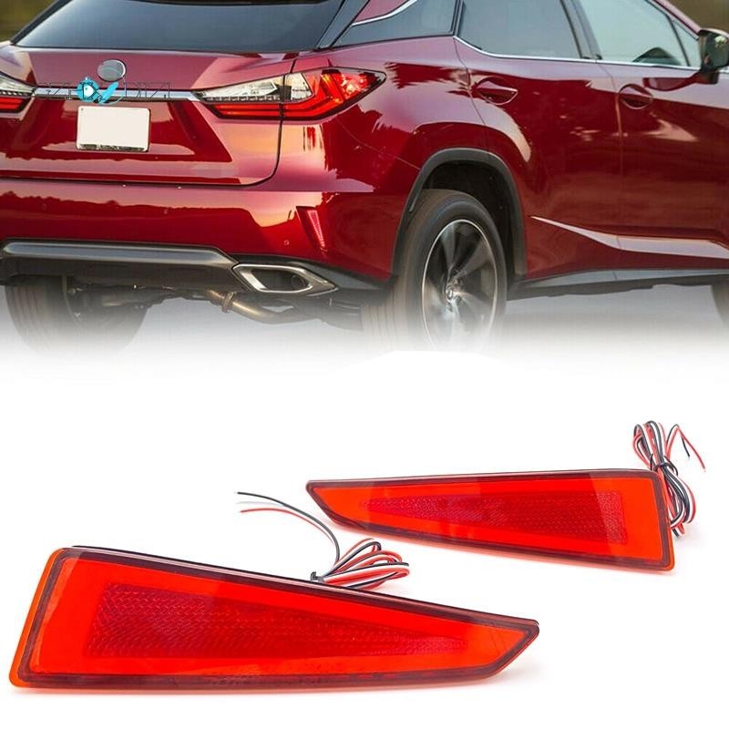 GzhxdiiziLED ด้านหลังกันชน Reflector ไฟสําหรับ 2019-20 RX450H RX350 หาง ...