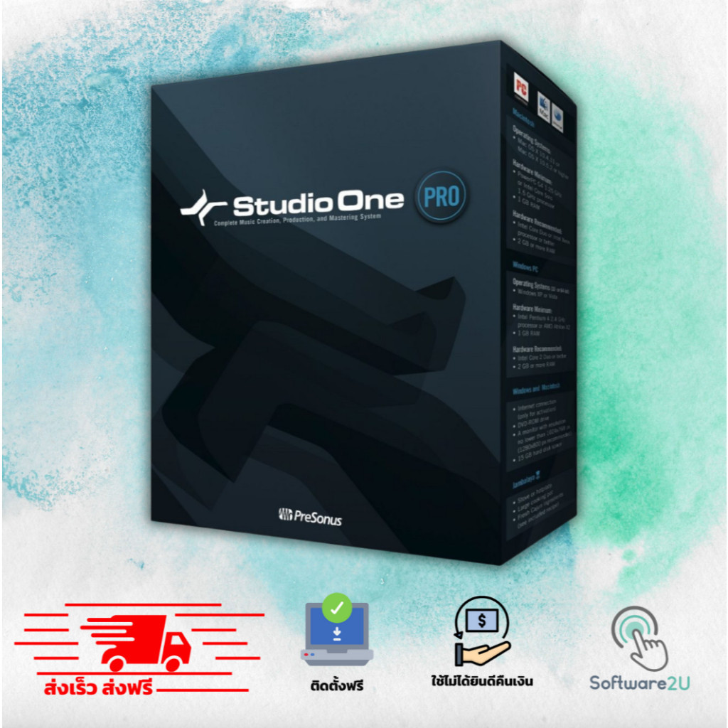🔥 PreSonus Studio One 5 Pro[ตัวเต็ม] [ถาวร] โปรแกรมตัดต่อเสียง บันทึก ...