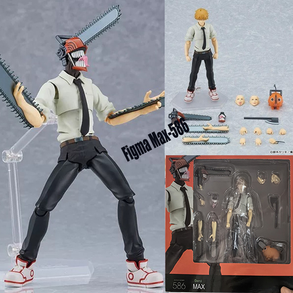 Max Factory Figma 586 Chainsaw Man Shf Denji Articulado Action Figure ...