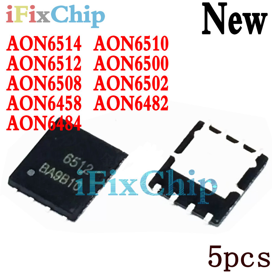 ใหม่ ชิปเซ็ต ไอซี AON6458 AON6482 AON6484 AON6500 AON6502 AON6508 AON6510 AON6512 AON6514 QFN-8 ...