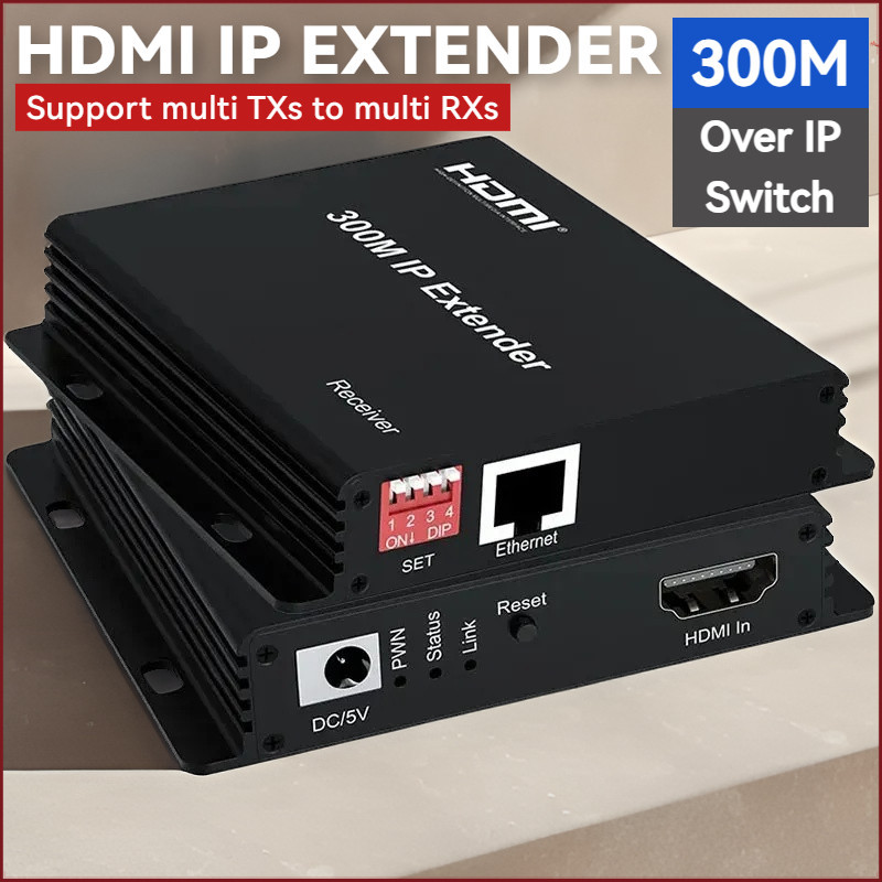 300m HDMI Extender กว่า IP Switch ผ่าน Cate6 สาย Video Support TX ถึง ...