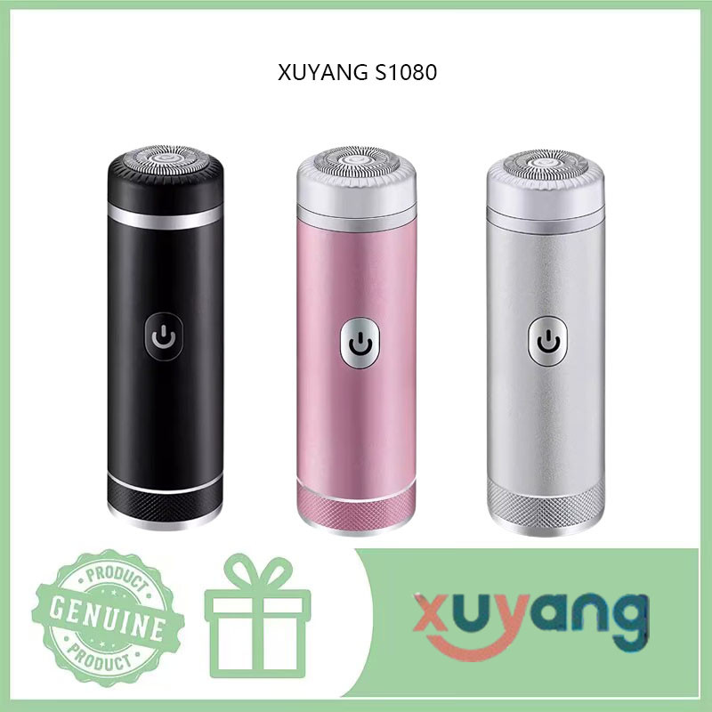 Xuyang S1080 Mini Steel Cannon เครื่องโกนหนวดไฟฟ้าแบบพกพาประเภทหมุน | Shopee Thailand